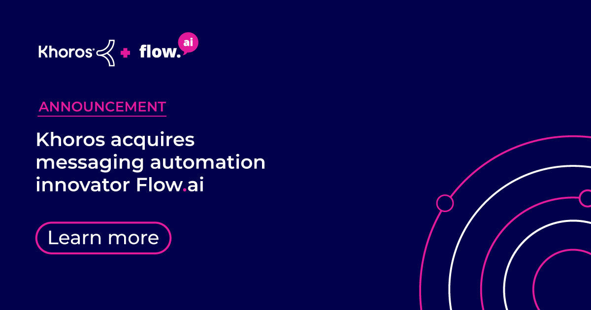 Flow.ai, conversational design platform, joins Khoros