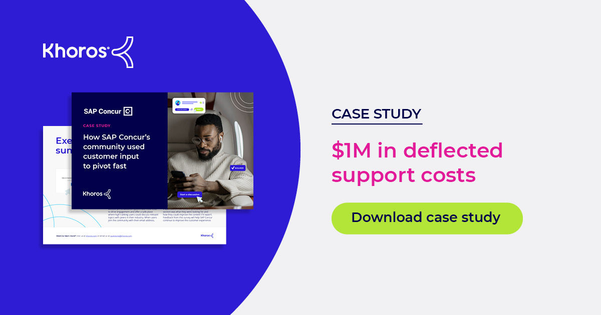 SAP Concur case study | Khoros