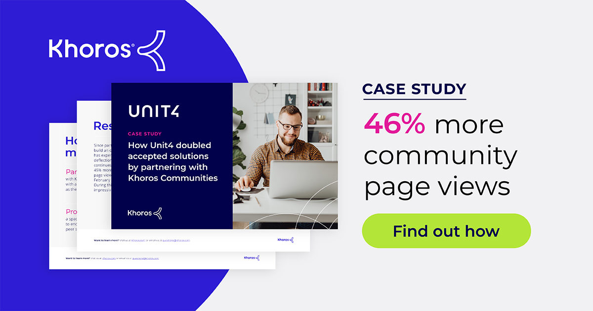 Unit4 case study | Khoros