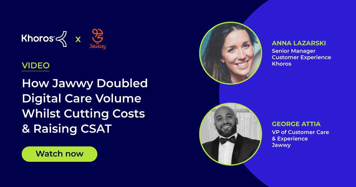 Jawwy doubled care volume | Khoros