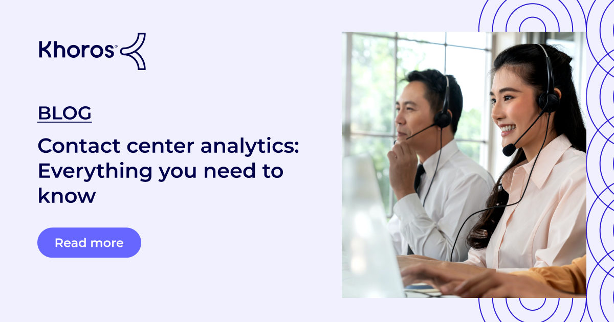 Contact Center analytics | Khoros