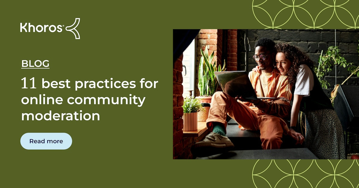 11 best practices for online community moderation | Khoros