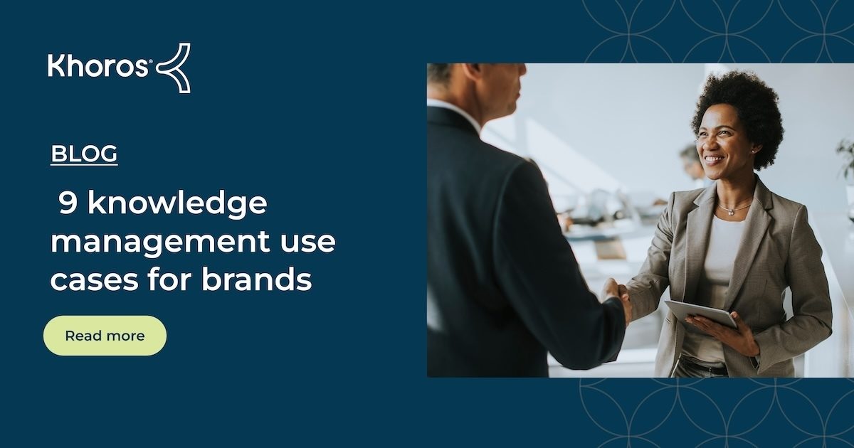 9 knowledge management use cases for brands with examples | Khoros