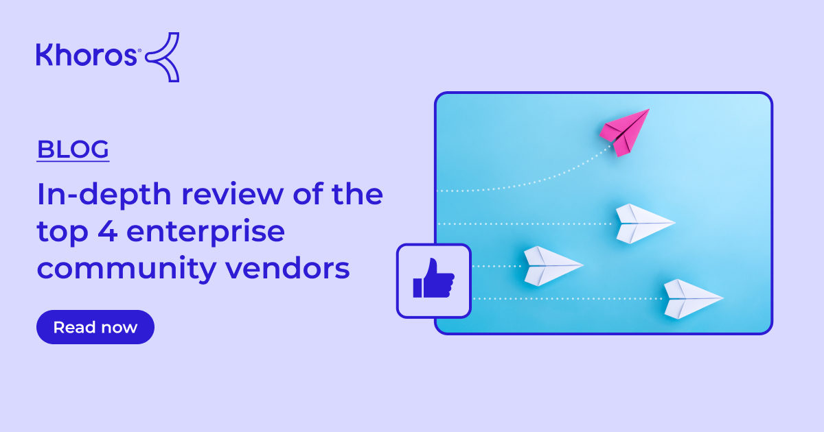 Review of the top 4 community vendors