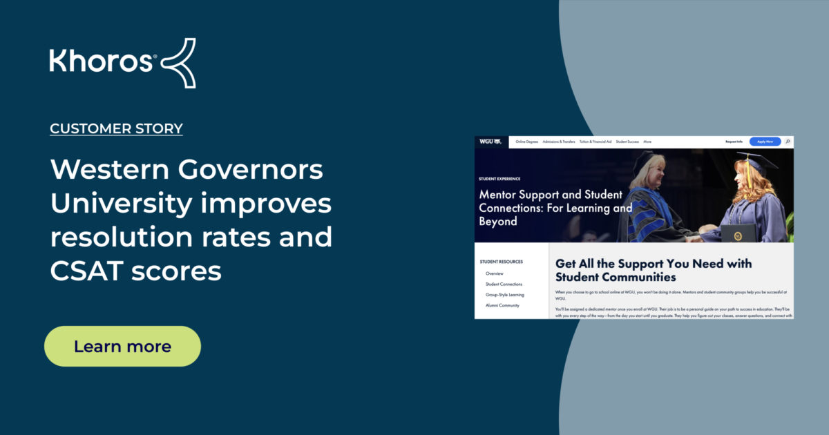 Western Governors University's customer story