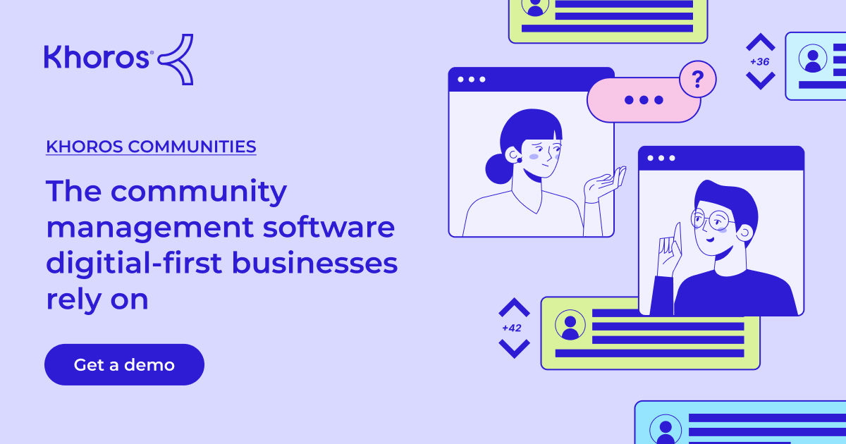 Community management software for enterprises | Khoros