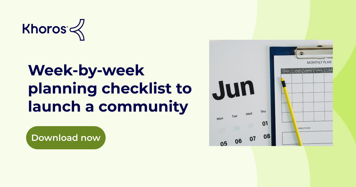 The essential community launch checklist