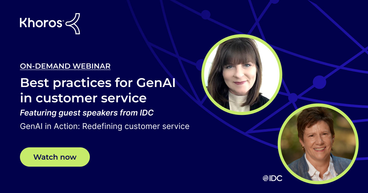GenAI in Action: Best practices for GenAI in customer service